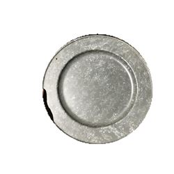 Galvanized Metal Chargers (80 pcs)