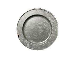 Galvanized Metal Chargers (60 pcs)