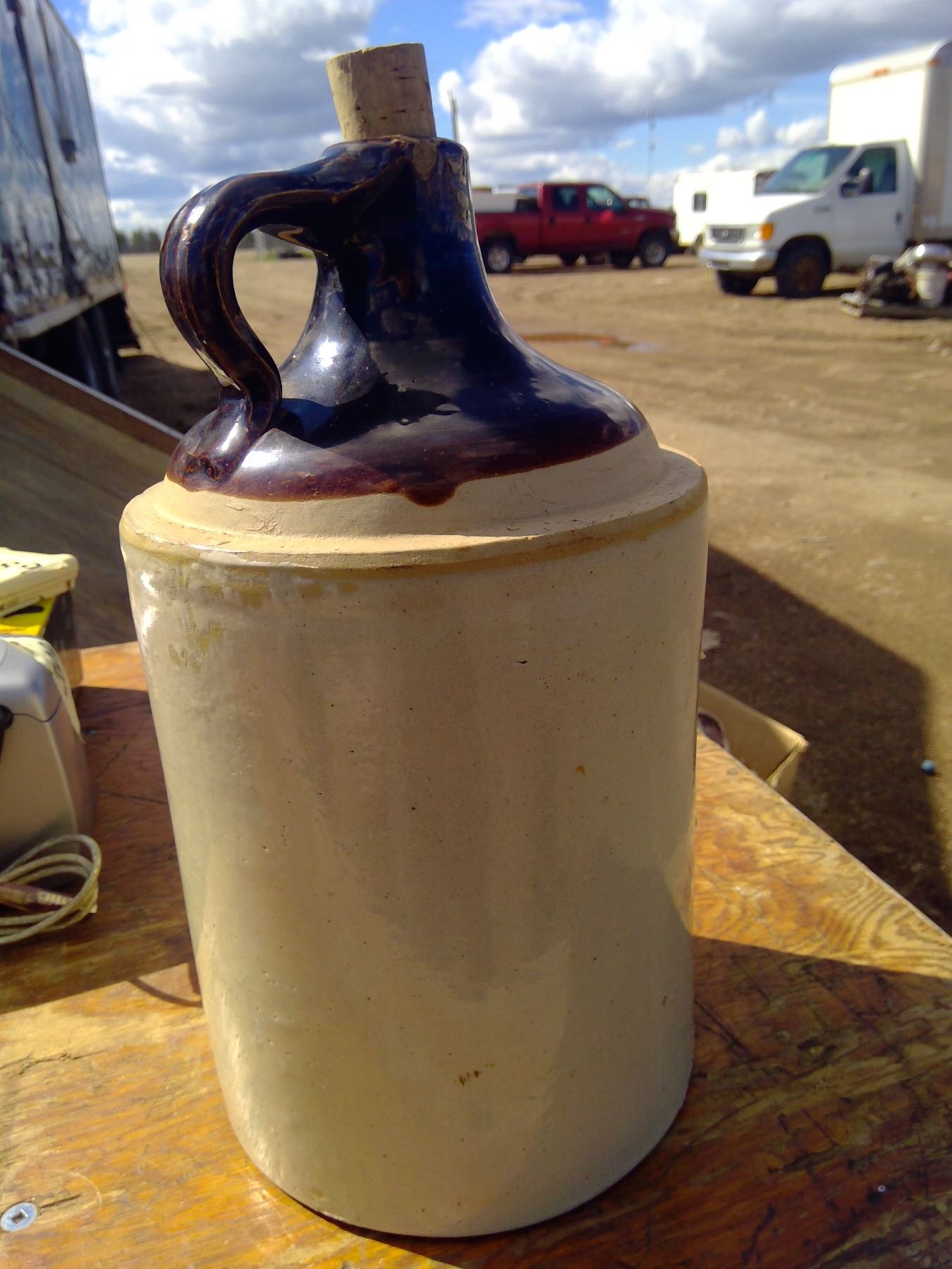 PICKLE CROCK 1 GALLON JUG
