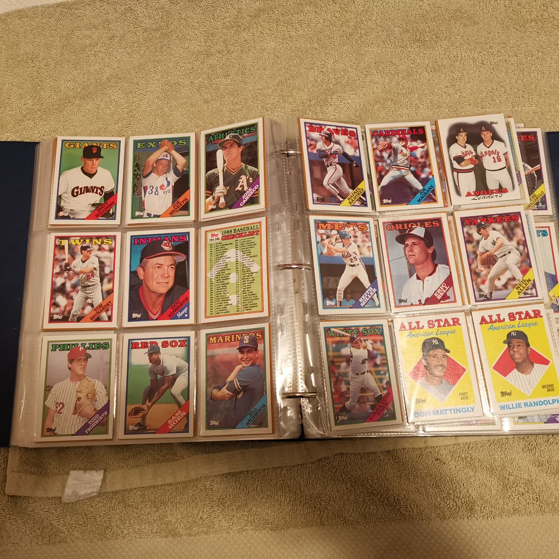 1988 Topps Full Set Baseball Cards