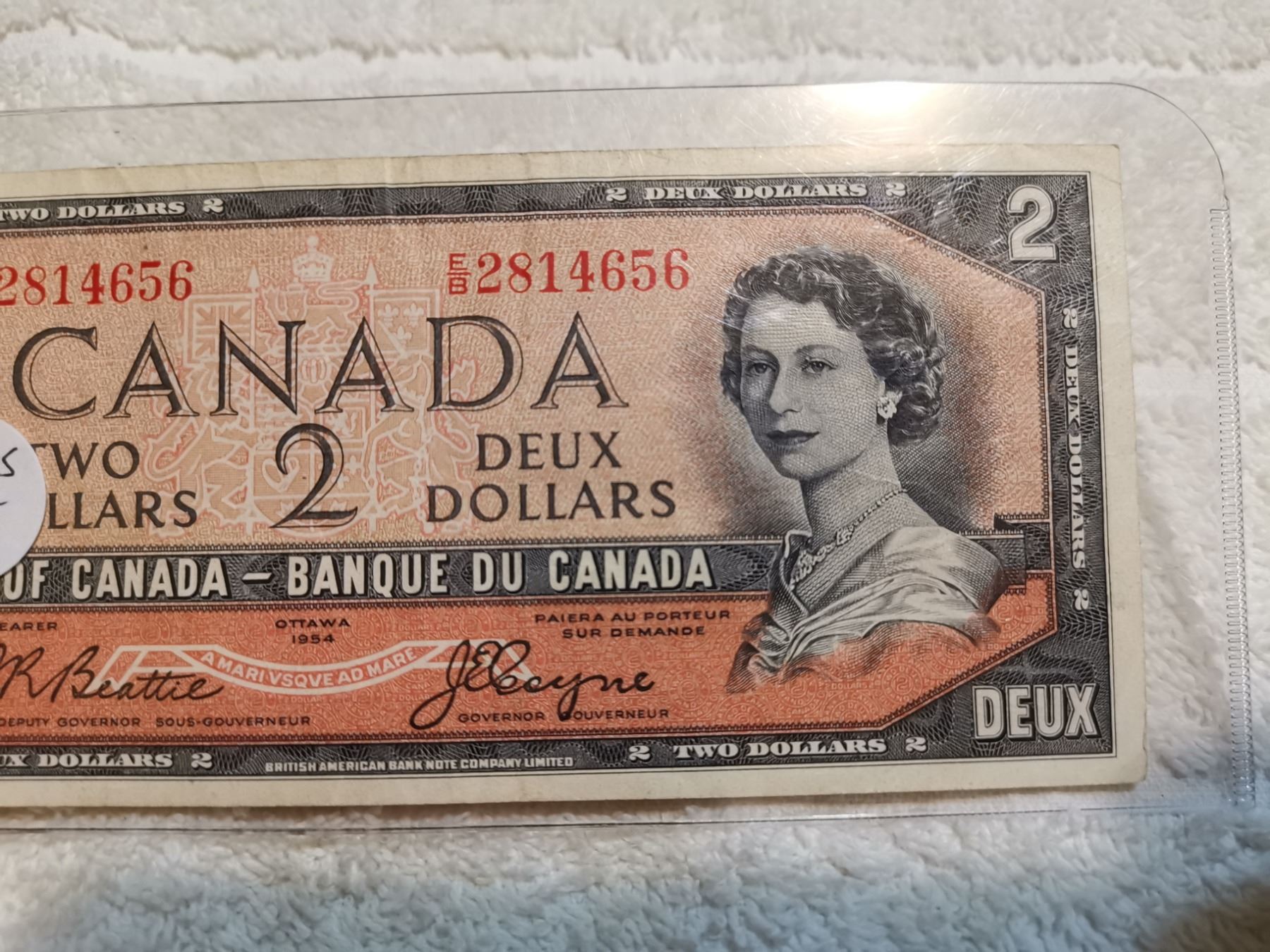 DEVILS FACE 1954 $2 BILL