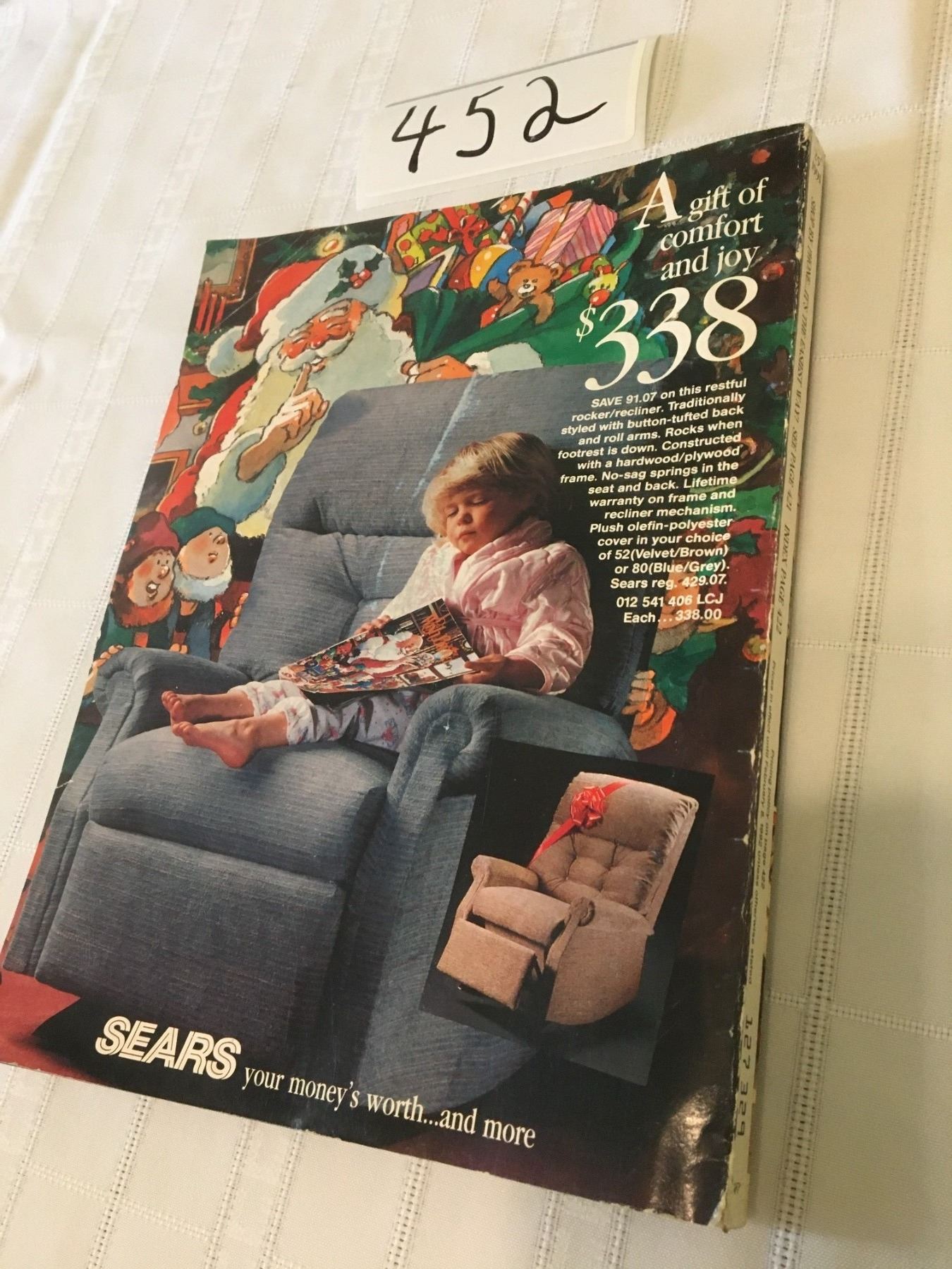 452-VINTAGE SEARS WISHBOOK CATALOGUE 1991 WINTER TOYS/CHRISTMAS DEPT ...