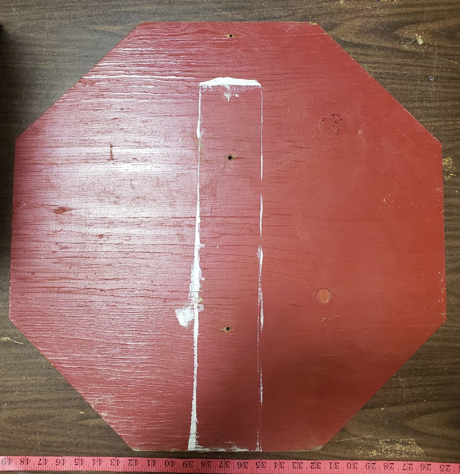 Homemade Stop Sign - Schmalz Auctions