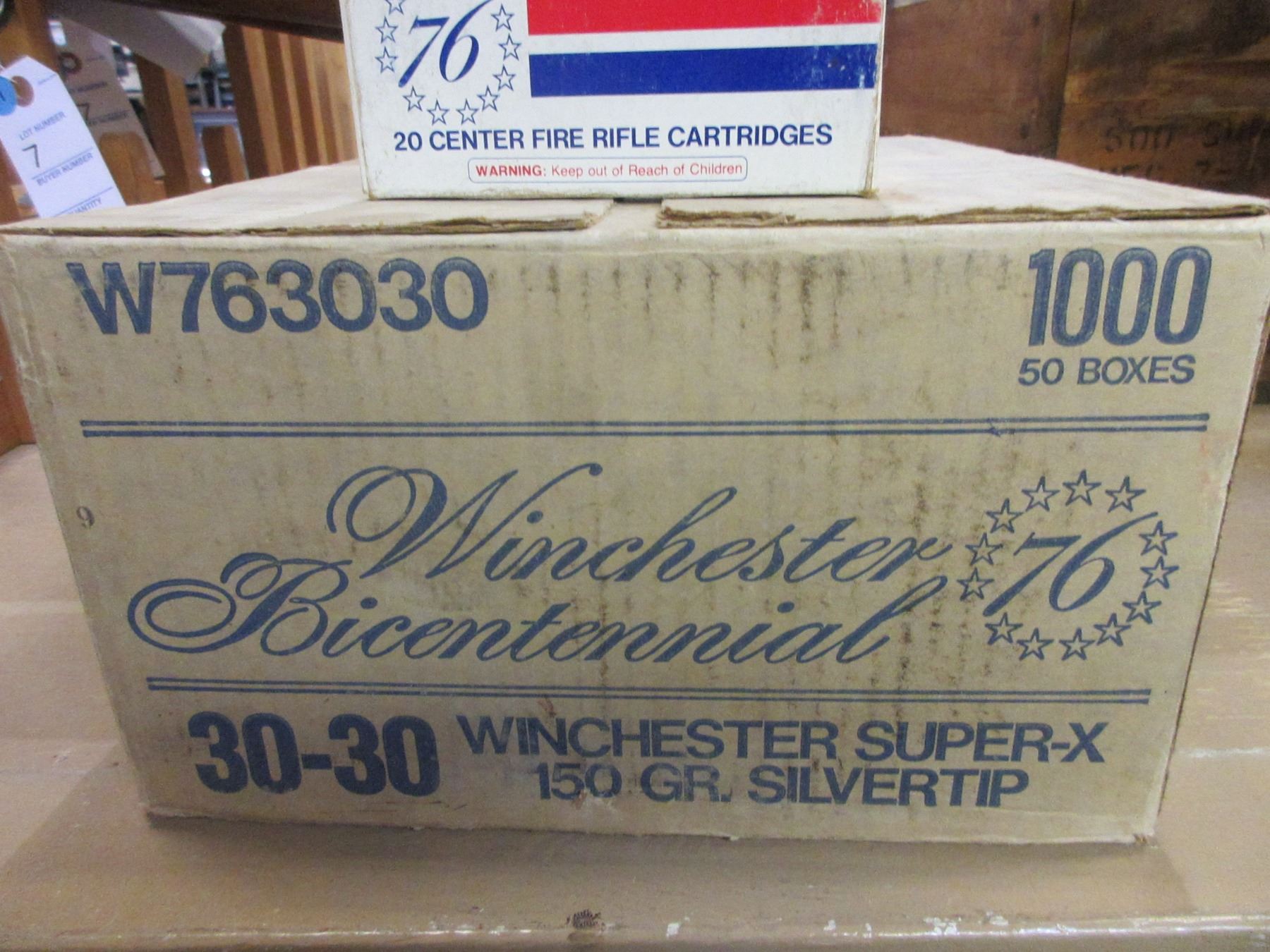 51 Boxes Winchester 76 .30-30 150 Gr Silver Tip Bullets- 1020 Rounds ...