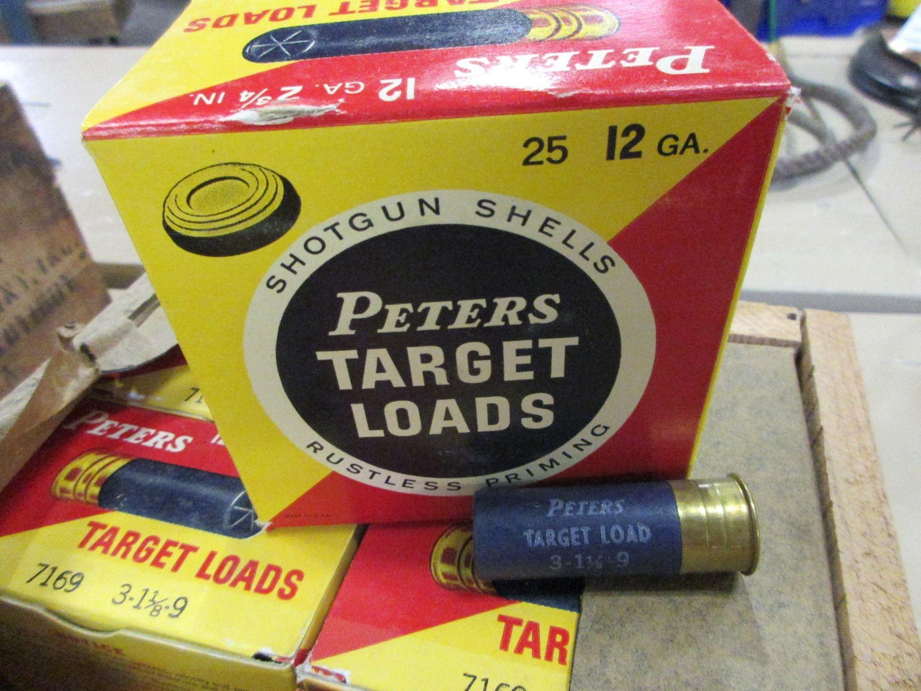 20 Boxes Peters Paper 12Ga Shotgun Shells- 500 Rounds- 3 X 1.12 X 9 ...