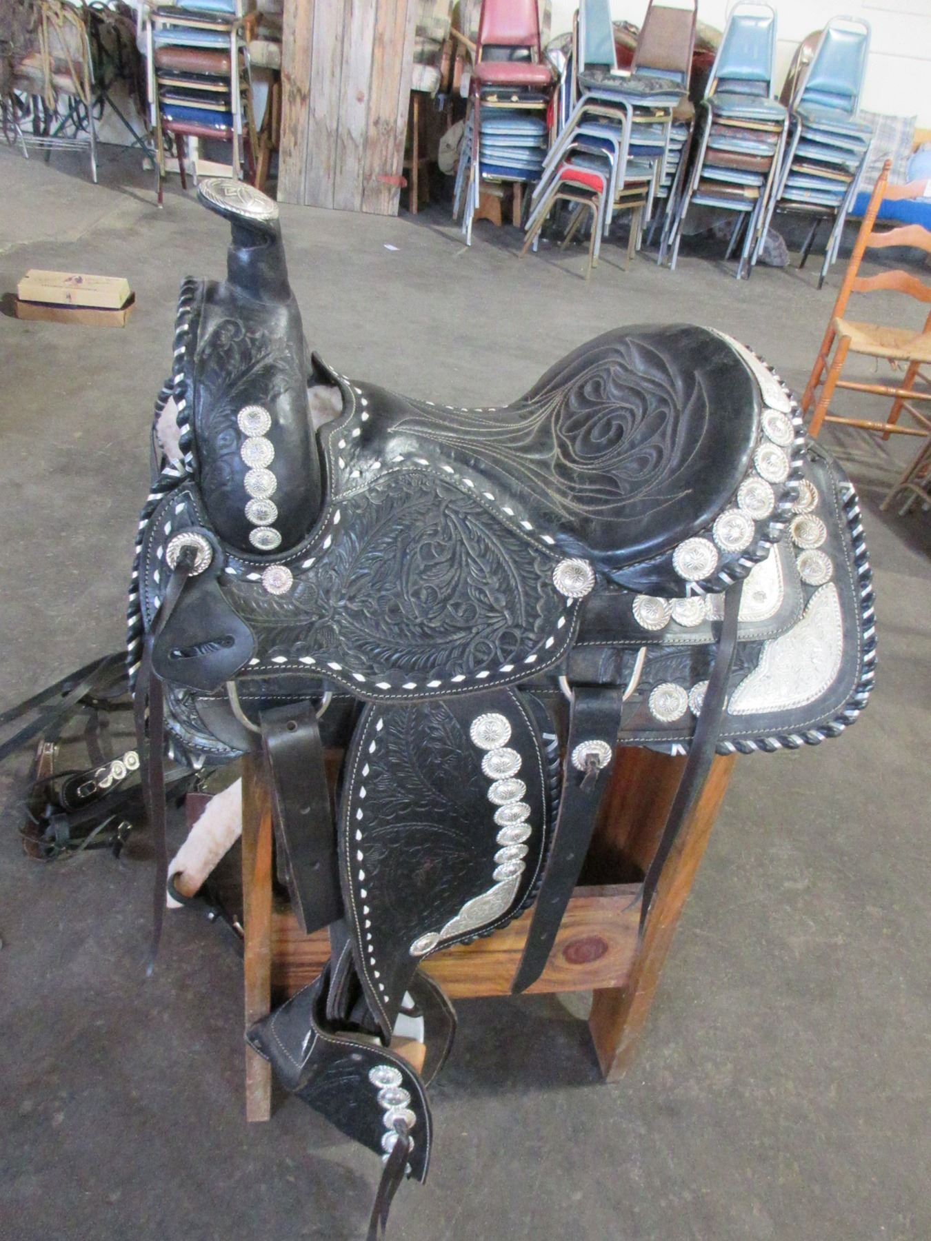 Fancy Parade Saddle With A Matching Breast Collar And Headstall- 16 ...