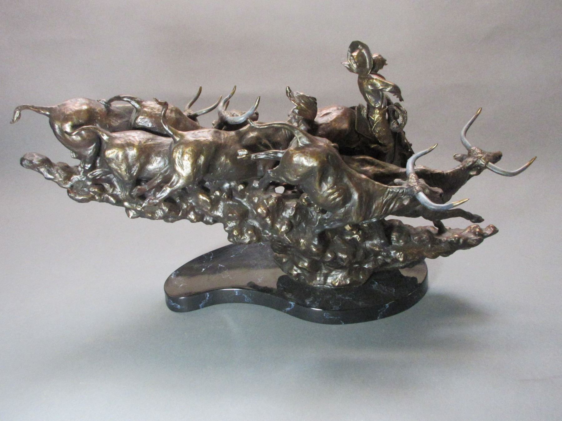 Signed Steve Miller Resin Sculpture- "The Highest Price For Beef ...