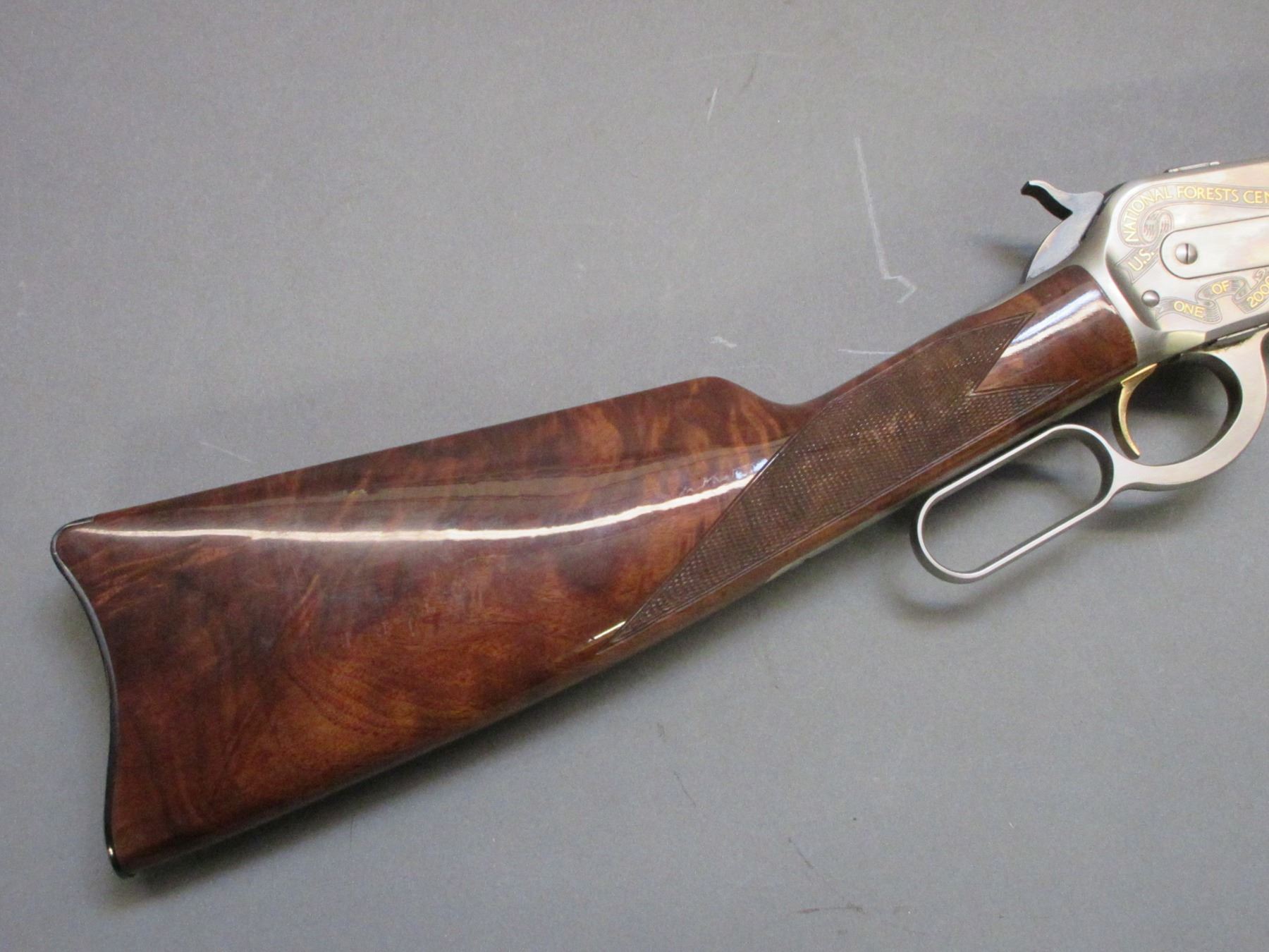 Browning Model 1886 Lever Action Saddle Ring Rifle- 1881-1991 Forest ...