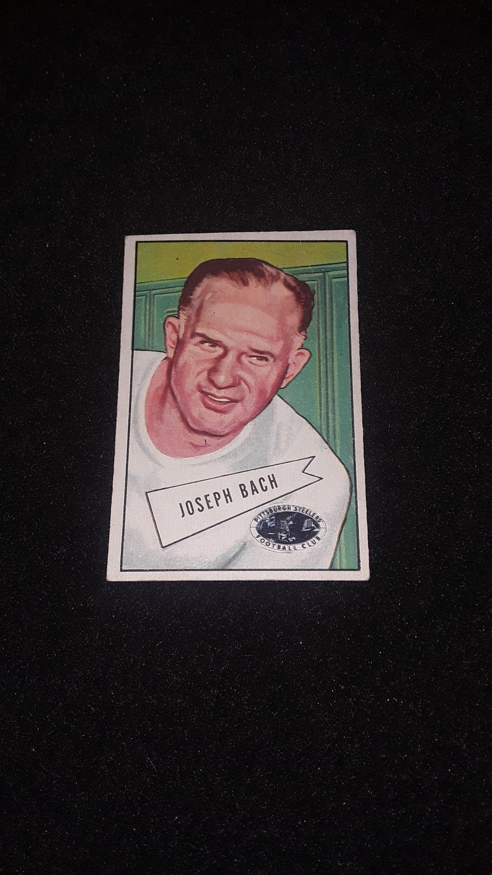 1952 Bowman Small Joseph Bach