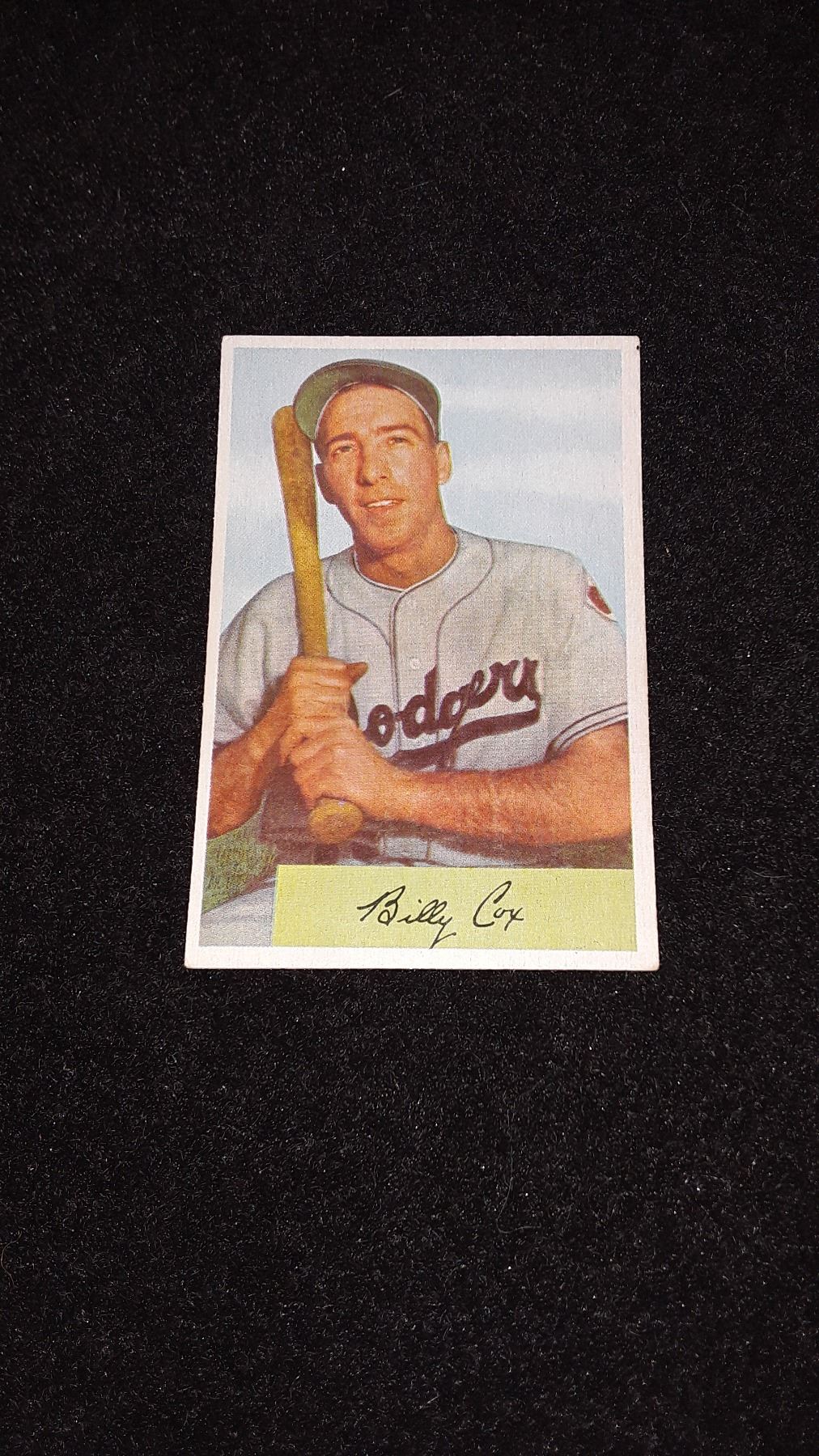 1954 Bowman Billy Cox