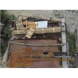 4 Pallets of Ford Model T Body Parts, Springs Hubs, ,Metal Panels, Plus ...