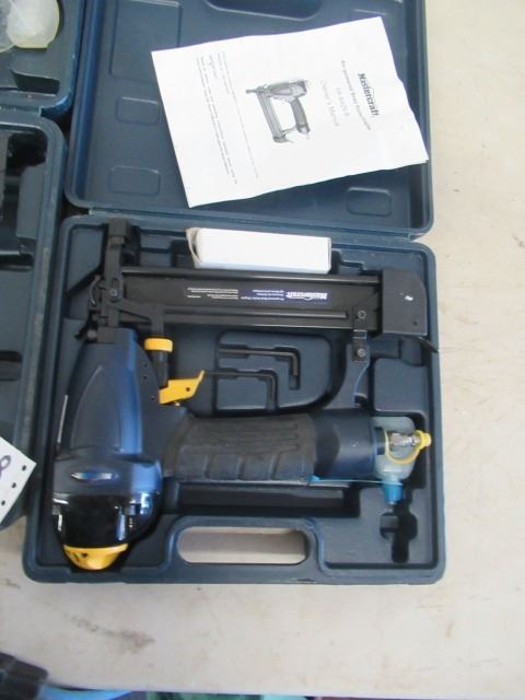 2 Items Mastercraft Finishing Nailer, & Mastercraft Brad Nailer/Stapler ...