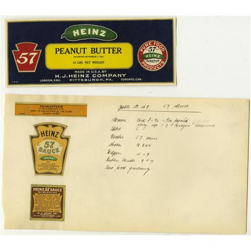 Vintage Heinz Sample Label