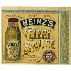 Vintage Heinz Crate Label