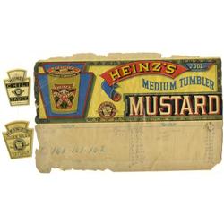 Heinz Mustard Crate Label