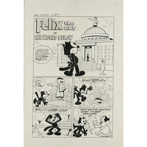 "Joe Oriolo - Felix the Cat #94 Page Original Art, Group