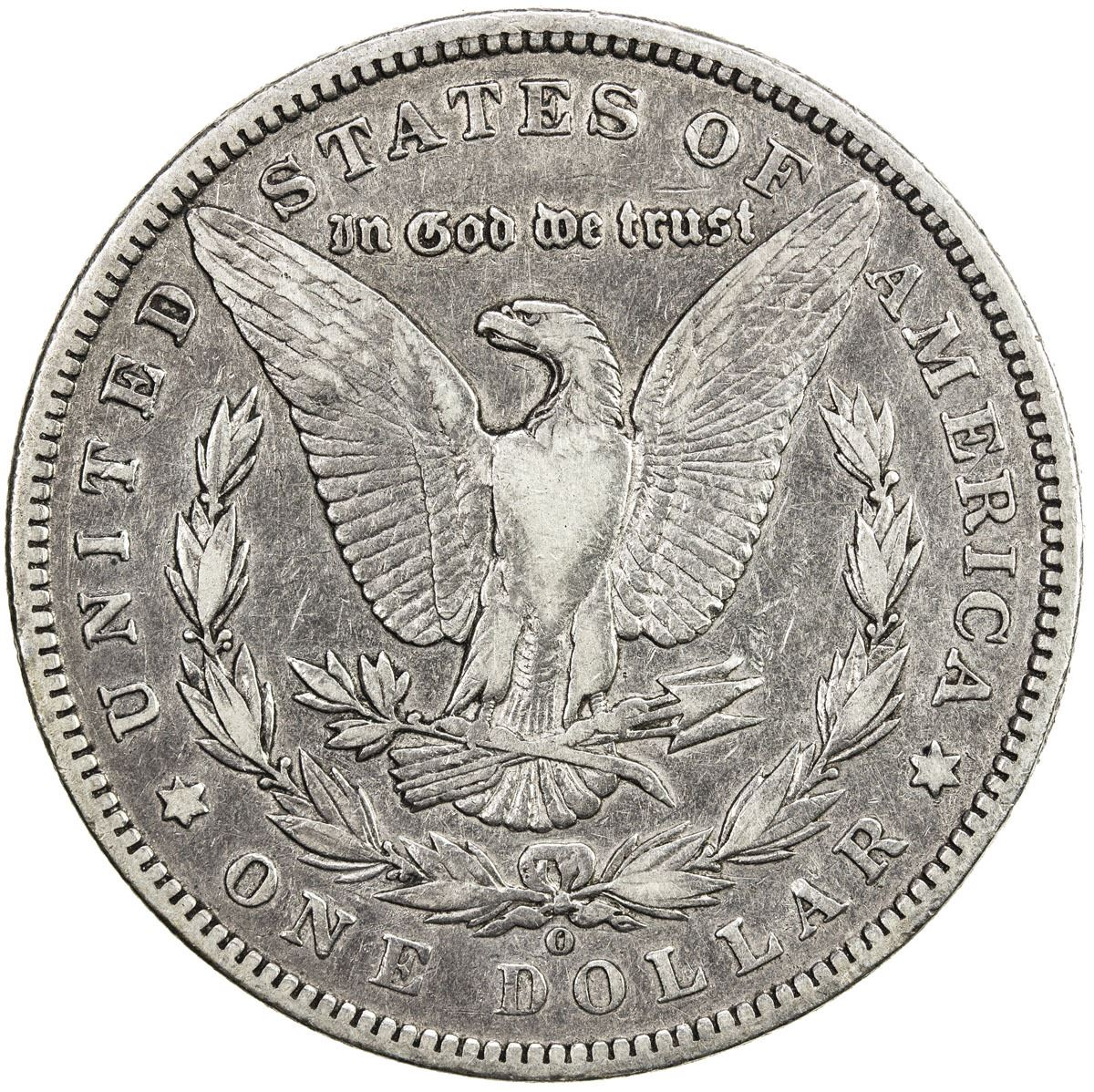 UNITED STATES: 1 dollar, 1893-O, Morgan type, scratches, hairlines ...