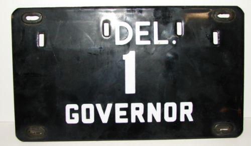 DELAWARE LICENSE PLATE