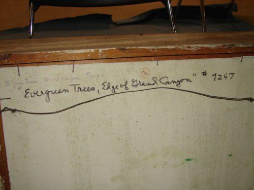 HENRY PROGAR GRAND CANYON PAINTING