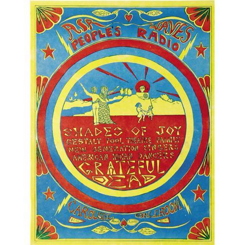Grateful Dead People's Radio Benefit Poster