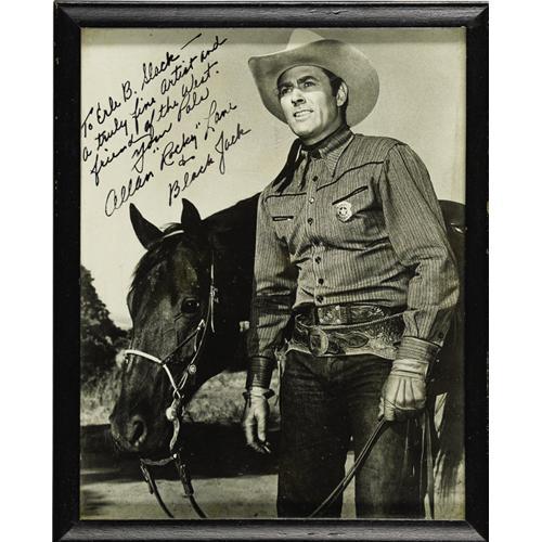 Allan "Rocky" Lane Signed Photo