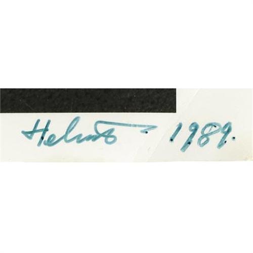 Helmut Newton Signed Photo of Coral Browne