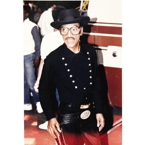 Sammy Davis Jr.'s Black Western Shirt and Hat