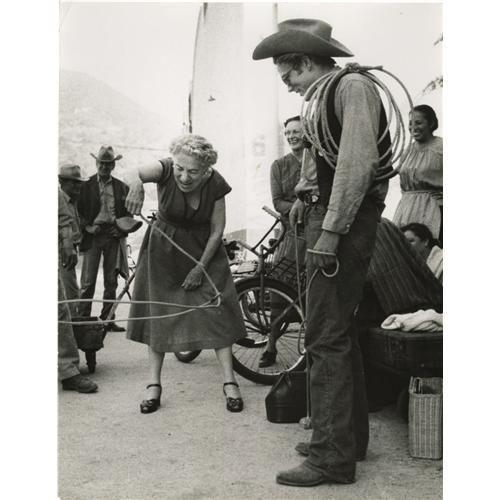 James Dean & Edna Ferber "Giant" Photo by Roth