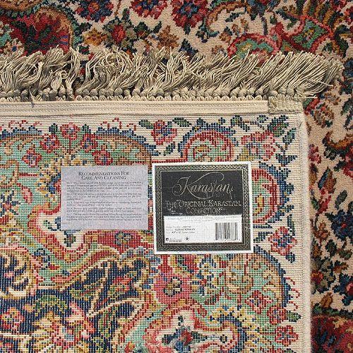 Karastan rug - Floral Kirman; mid 20th C.; 8