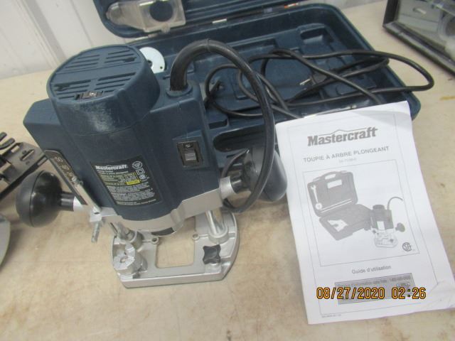 Mastercraft Router & Case, New B & D Circ Saw