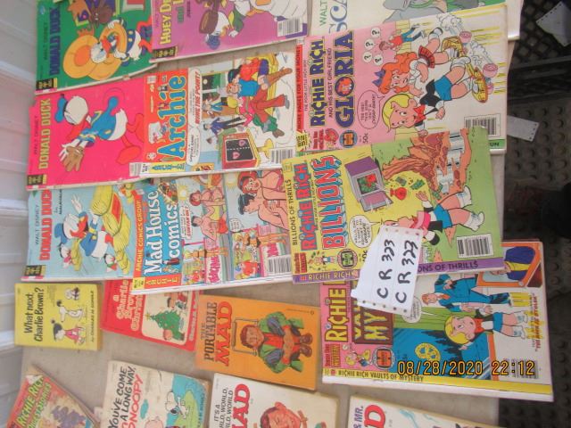 100 Plus Comics 25 cents & UP, Archie, Bugs Bunny Donald Duck, Charlie ...