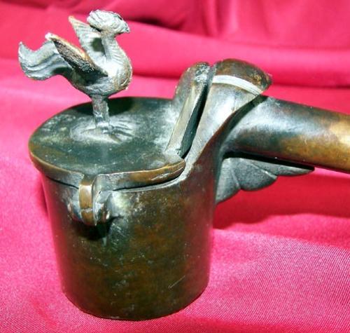 Antique Japanese Bronze Inkwell