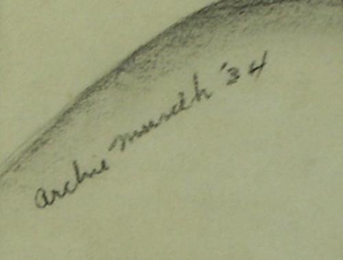 Archie Musick, Pencil Drawing