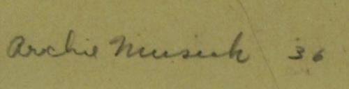 Archie Musick, Pencil Drawing