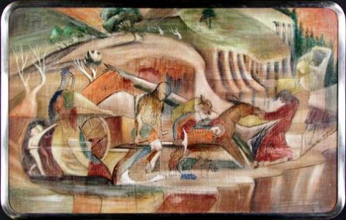 Archie Musick, Tempera on Board