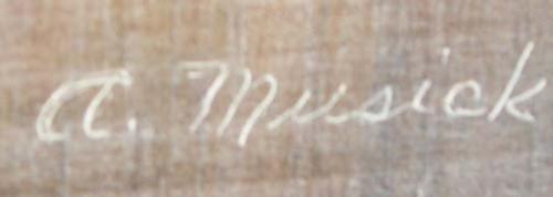 Archie Musick, Tempera on Board