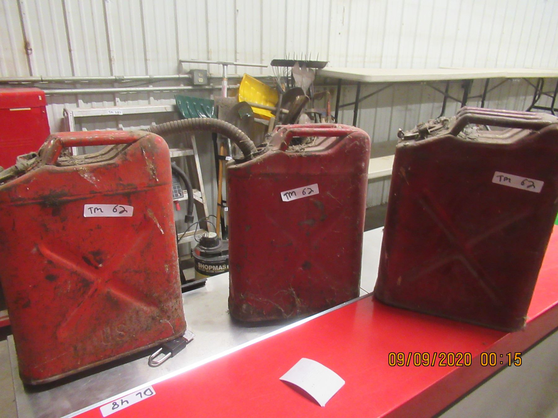 Vintage Metal Military Gas Cans & Military Metal Ammo Boxes