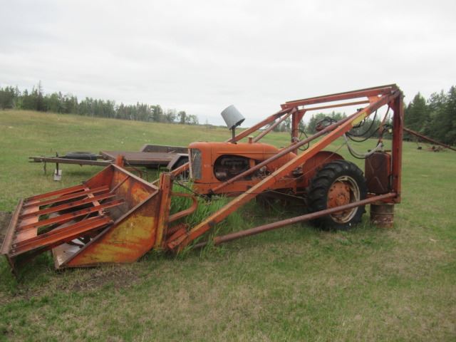 AC WD45 2PH 540 PTO w Farm Hand F110- NOT RUNNING - Located in Arborg ...