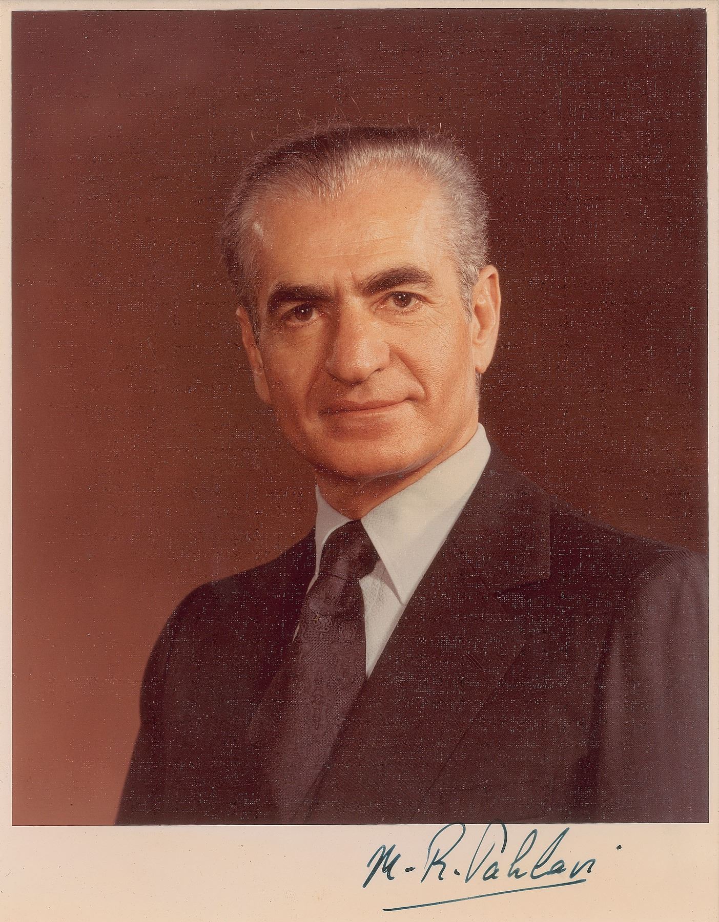 Mohammad Reza Pahlavi Signed Photograph