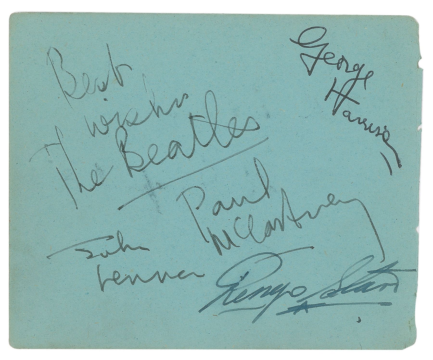 Beatles Signatures