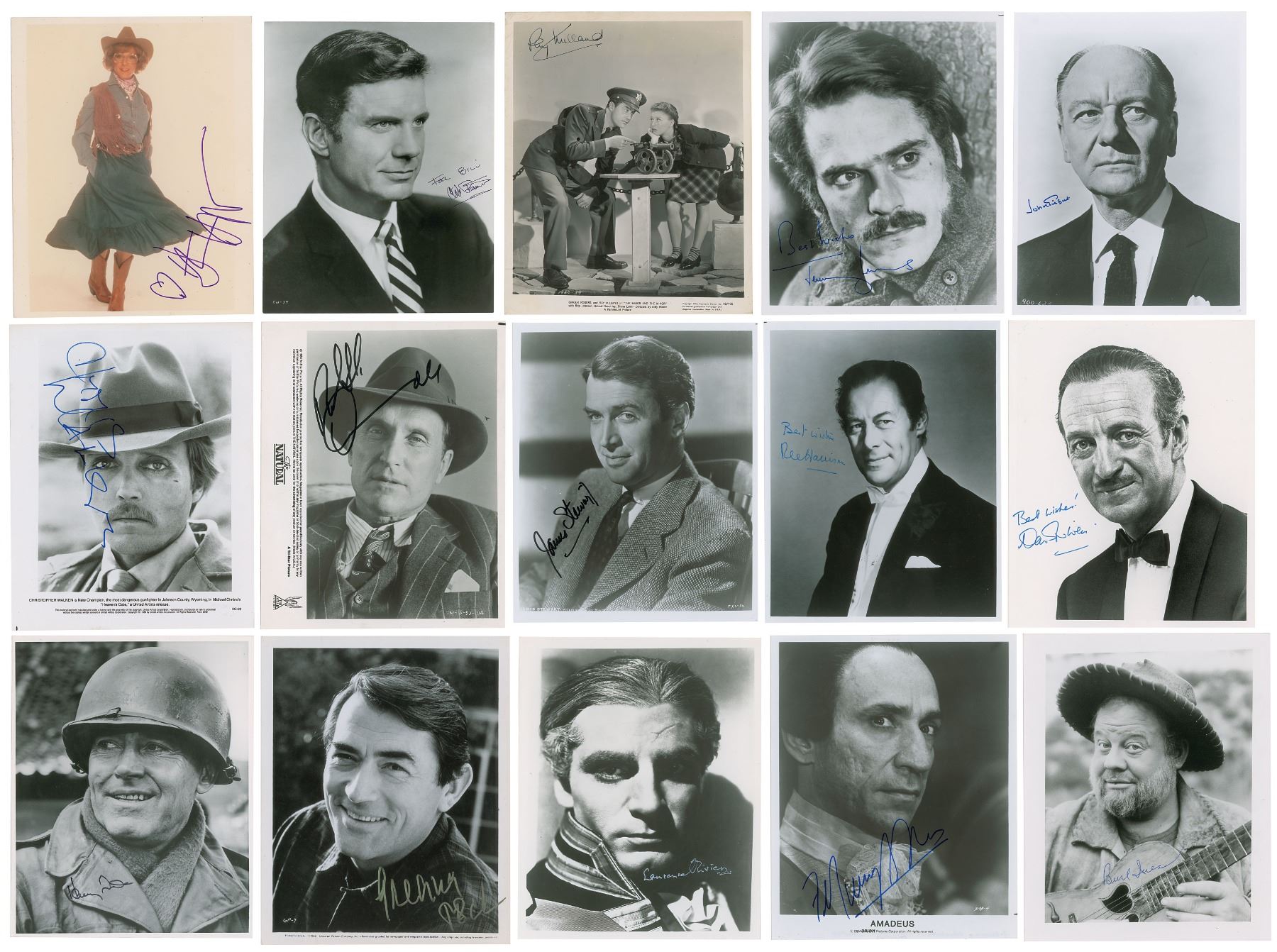 Academy Award-Winning Actors Signed photos