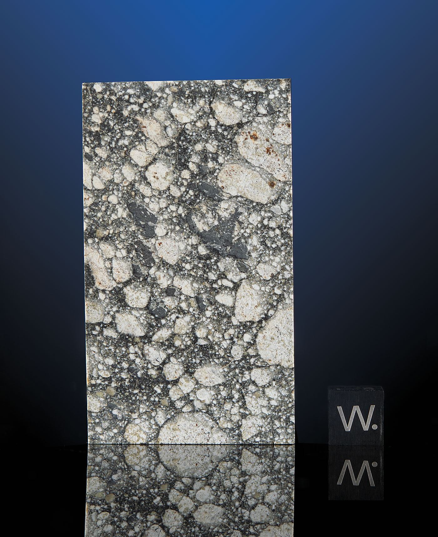 Northwest Africa (NWA) 5000 Lunar Meteorite Part Slice “The Monolith”