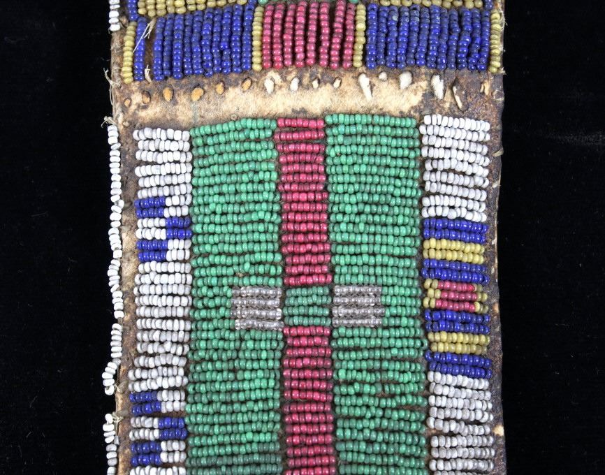 Northern Cheyenne Beaded Sheath & Knife c. 1850-76