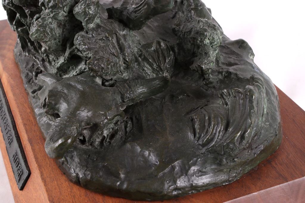 The Winchester Rider Bob Scriver Bronze Sculpture