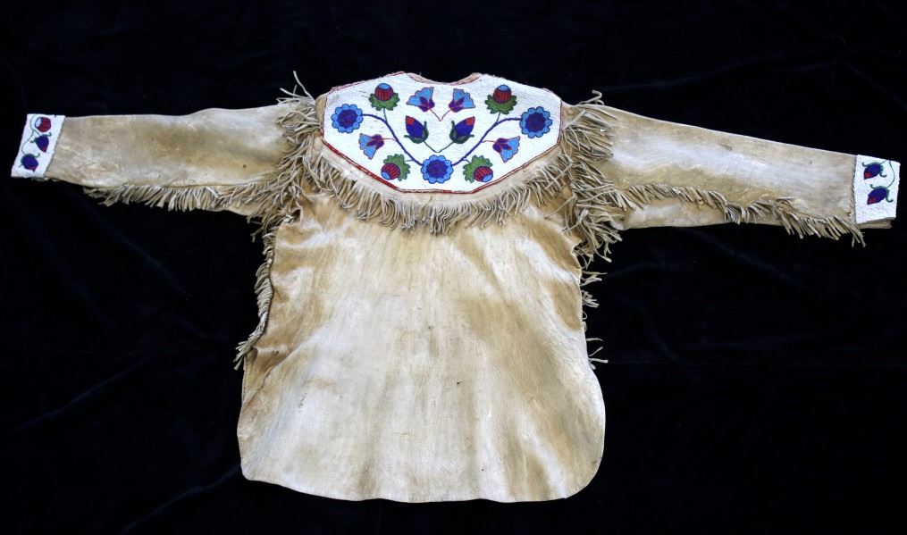 Sioux Whimsical Beaded War Shirt Late19th Century