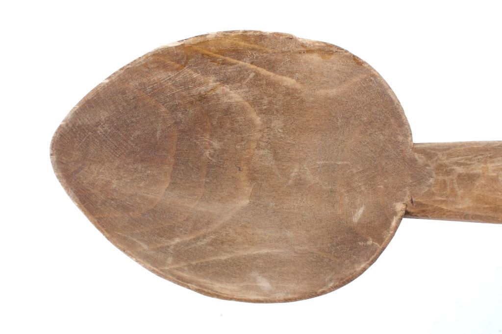 American Indian Carved Wooden Spoon c. 1800