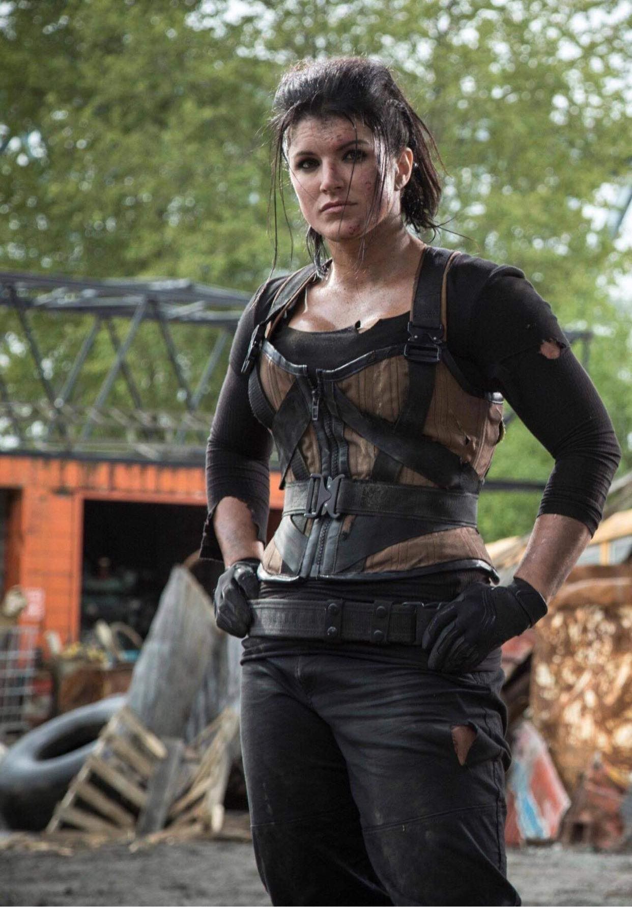 Deadpool 2016 Angel Dust Gina Carano Outfit