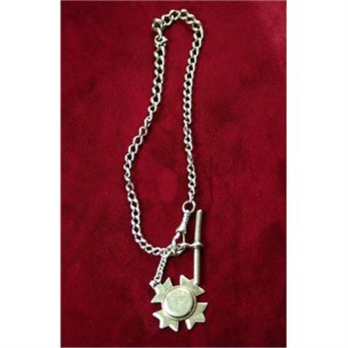 Antique Hallmarked Sterling Silver Watch Fob #1126202