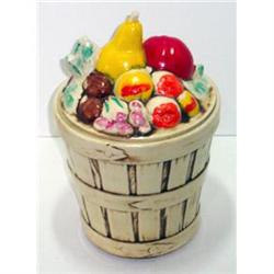 McCoy Bushel Basket of Fruit Cookie Jar #1129011