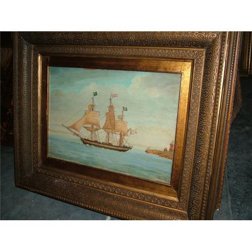 Maritime painting after Antoine Roux Style #1140362